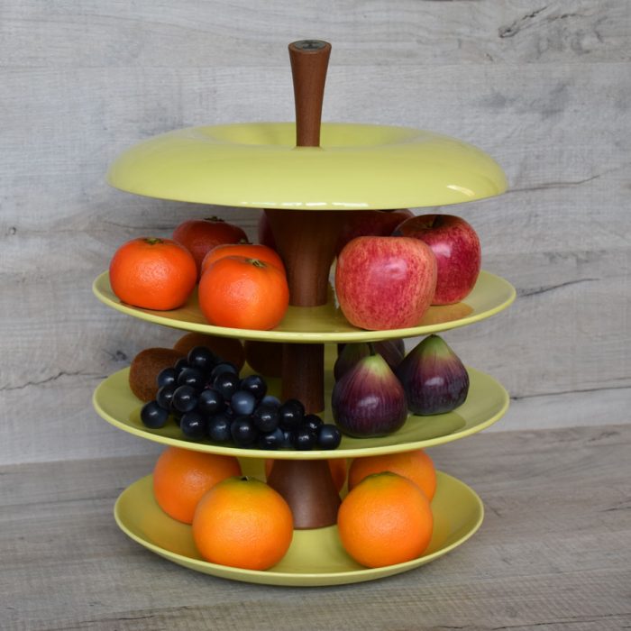 Apple-Fruit-Tier-Ceramic-Fruit-Bowl-Spring-Green-1 | Fruit Tier